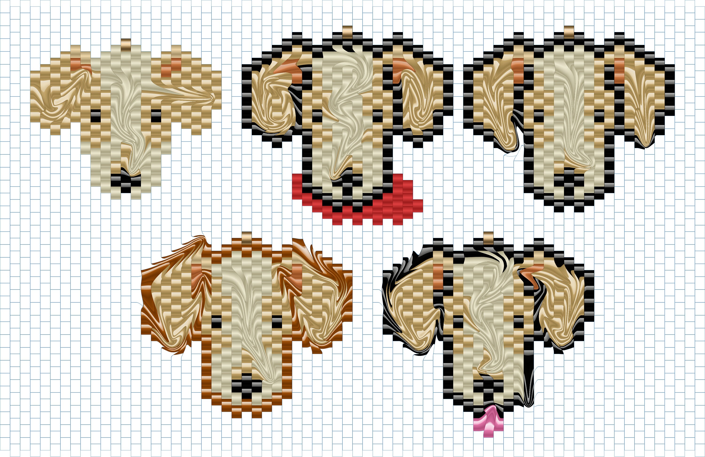 PDF Pattern Dog Bracelet, Best Friends Bracelet, Love Dogs Patterns ...
