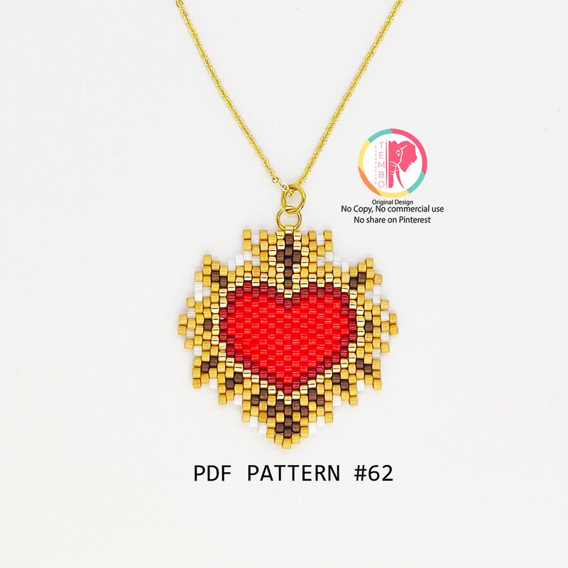 Sacred Heart Pattern - Etsy