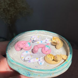 Mini Snakes Desk Pets Handmade Polymer Clay Figurines Desk Decor - Etsy