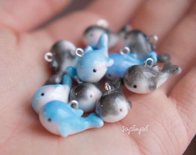 Orca Necklace ~ Blue Whale ~ Handmade ~ Polymer Clay ~ Jewelry ~ - Etsy