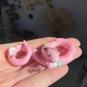 Snake Desk Friends MADE TO ORDER Handmade Polymer Clay Figurines Desk ...