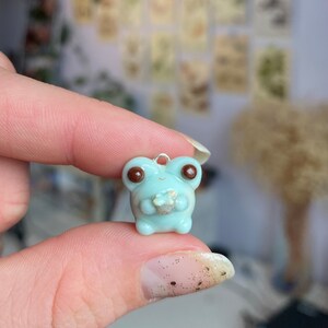 Cute Frog Charms Handmade Polymer Clay Charms - Etsy