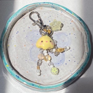 Jellyfish Key Chain Handmade Polymer Clay Charms - Etsy