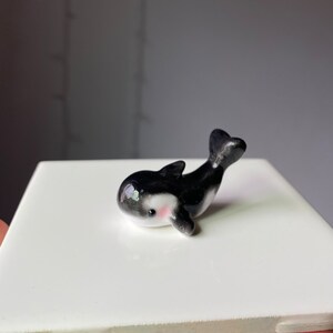 Orca Whale Desk Friend Handmade Polymer Clay Figurines - Etsy