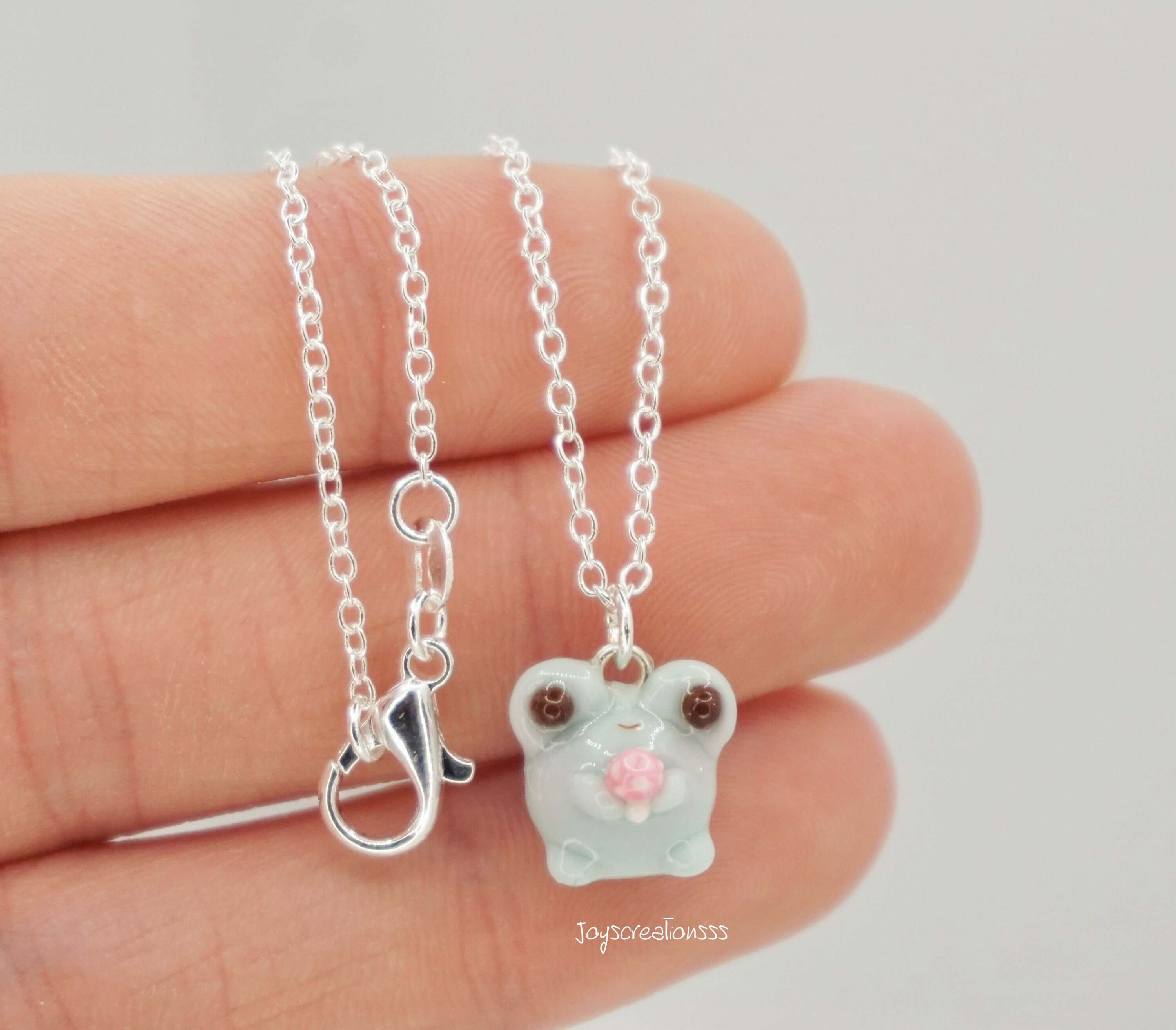 Cute Frog Clay Charms - Etsy