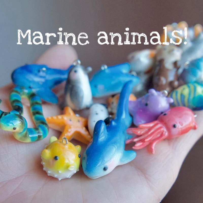 Polymer Clay Charms - Etsy