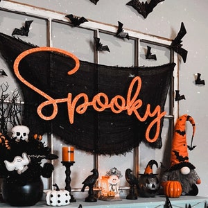 Spooky Sign, Halloween Sign, Halloween Decor - Etsy
