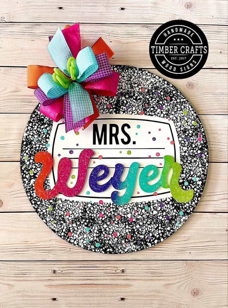 Teacher Door Hanger Teacher Appreciation Gift Teacher Gift - Etsy