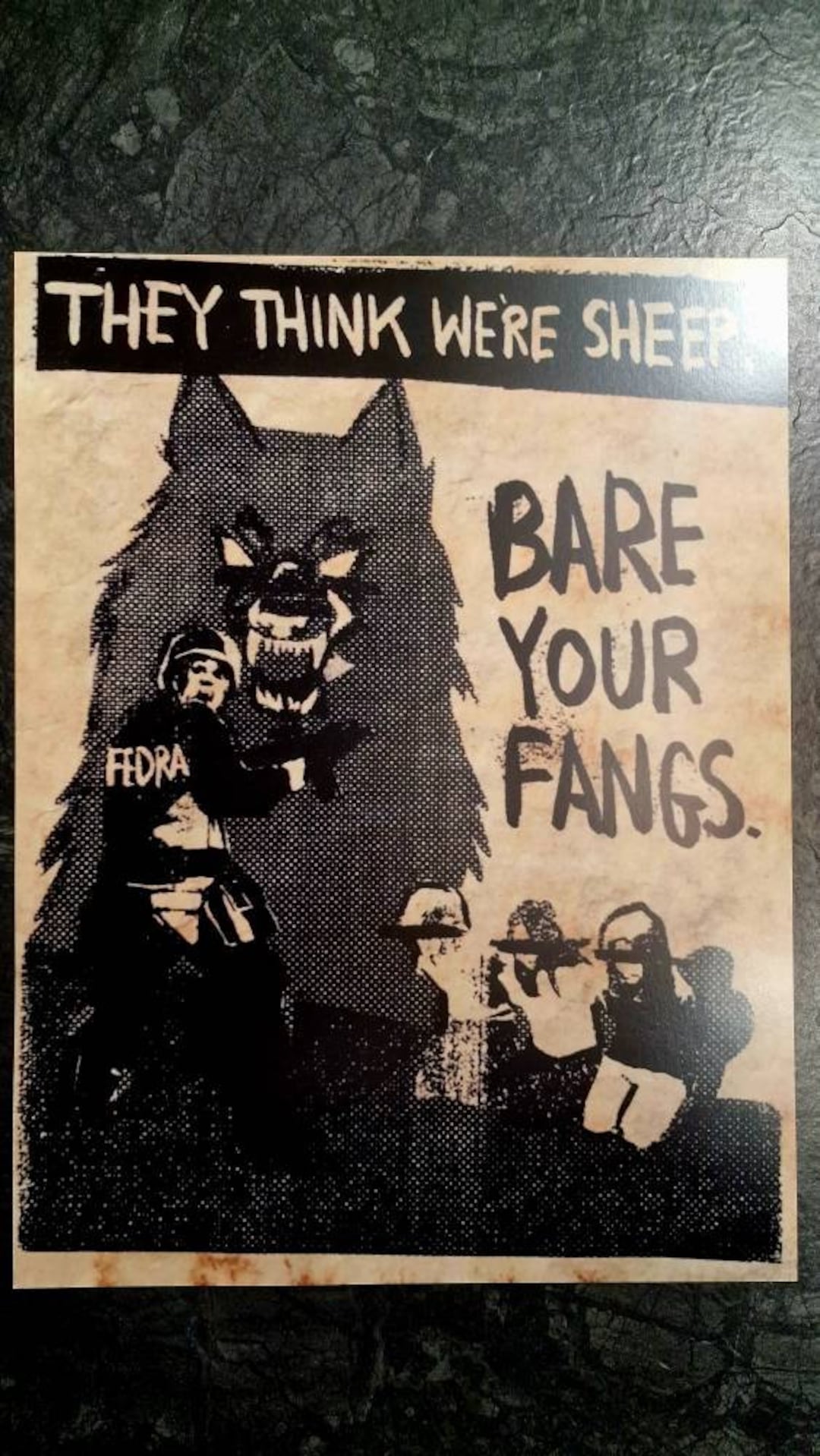 Wolves Flyer W.L.F the Last of Us Part 2 - Etsy