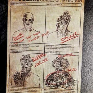 Stages of Infection by Fedra | the Last of Us Game and Series - Etsy