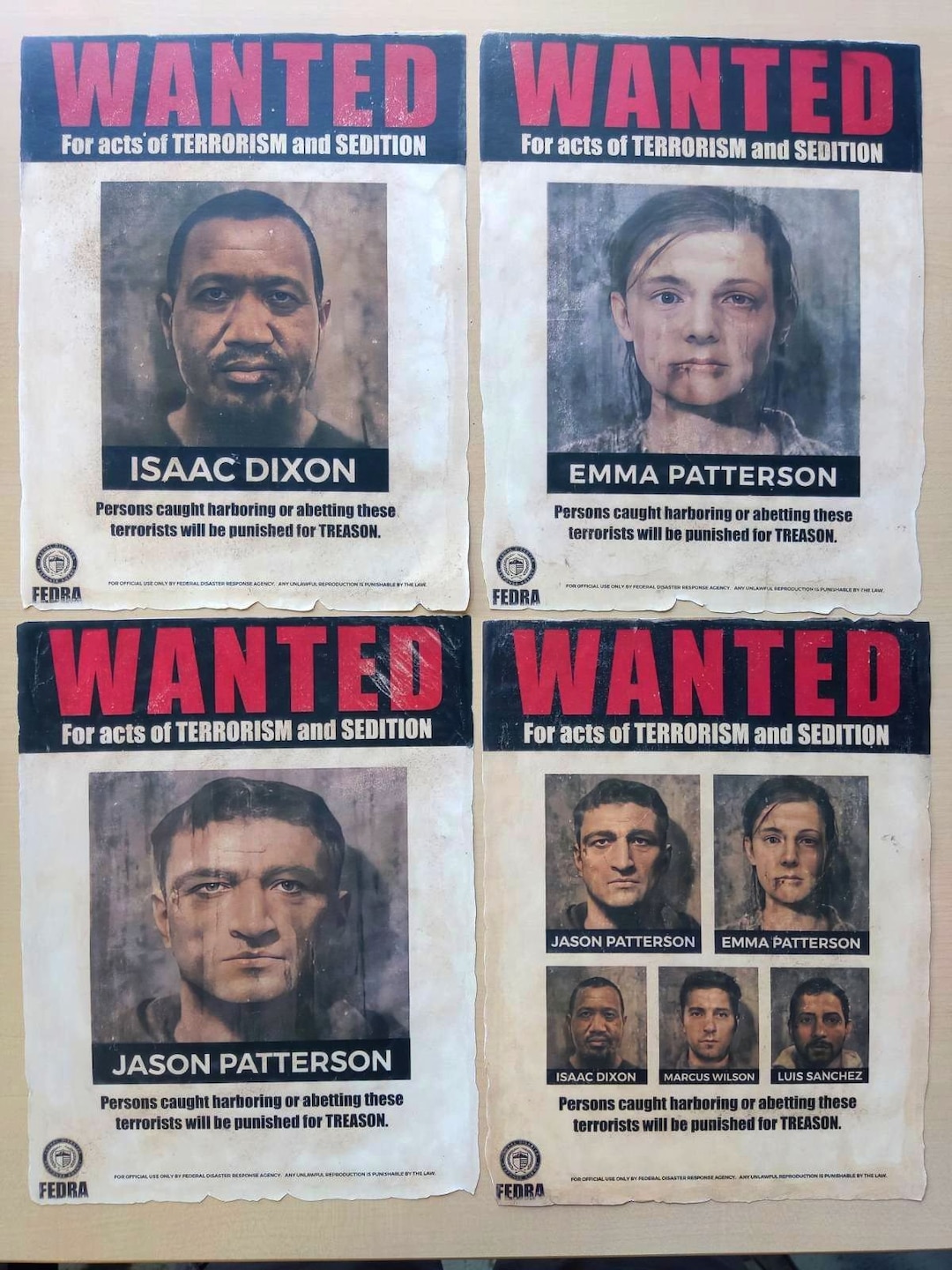 WLF Wanted by Fedra Poster Bundle | the Last of Us Part 2 - Etsy