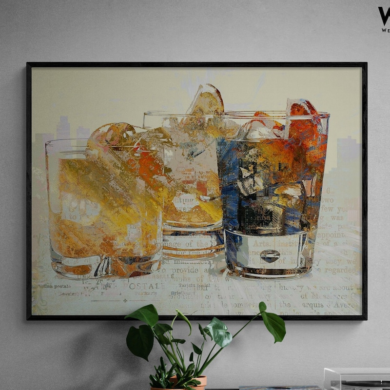 Bar Wall Art - Etsy