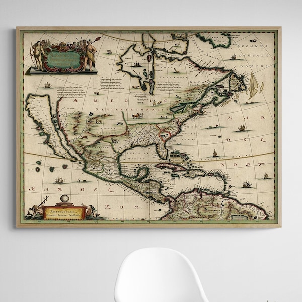Antique Maps - Etsy