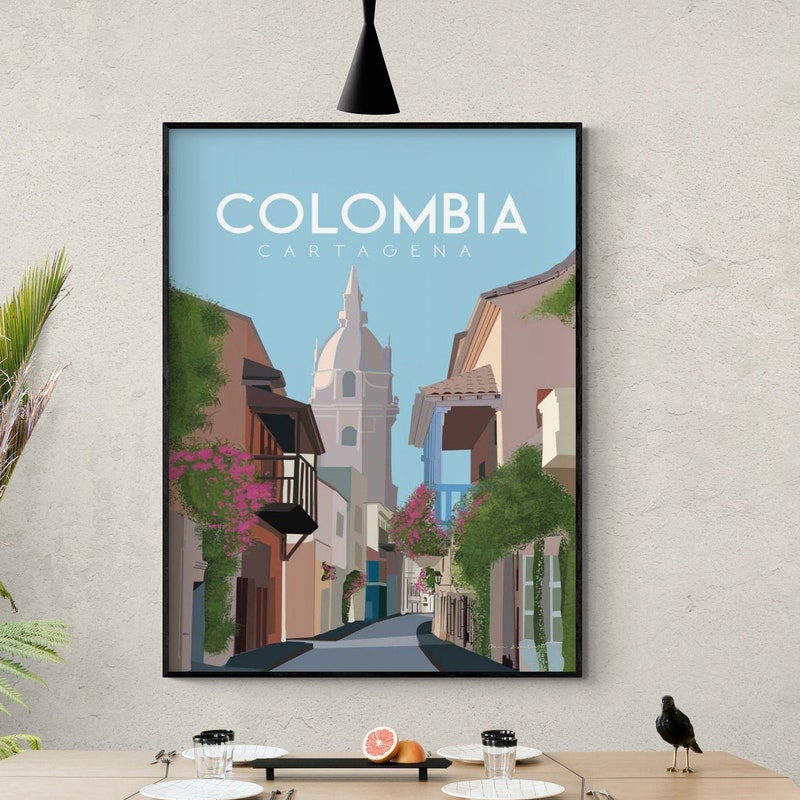 Colombia Poster - Etsy