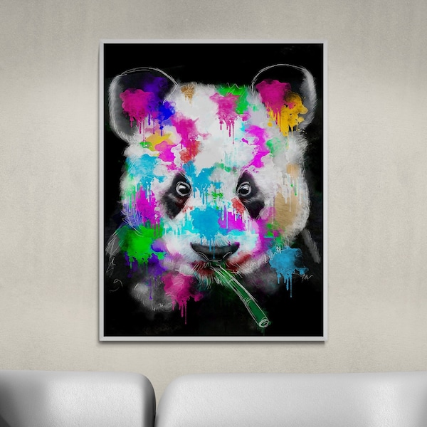 Panda Wall Art - Etsy