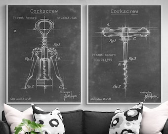 Corkscrew Wall Art - Etsy
