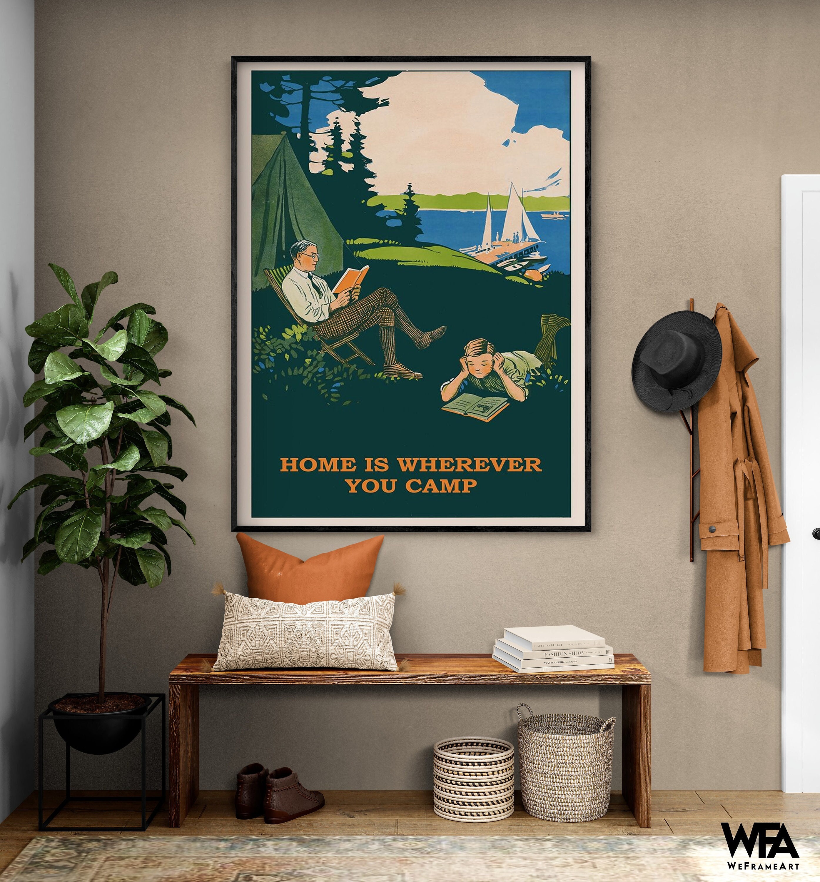 Vintage Camping Art