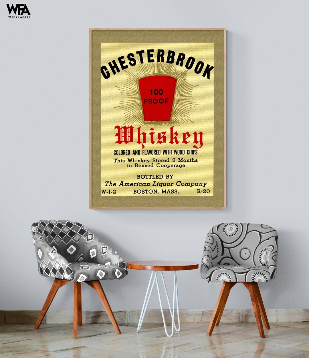 Bar Owner Office Old School Booze Label Poster Print, Barman Staff Room ...