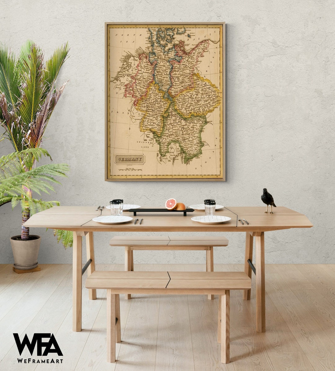 Germany 1817 by Vintage Maps, Vintage Map of Germany Poster Print ...