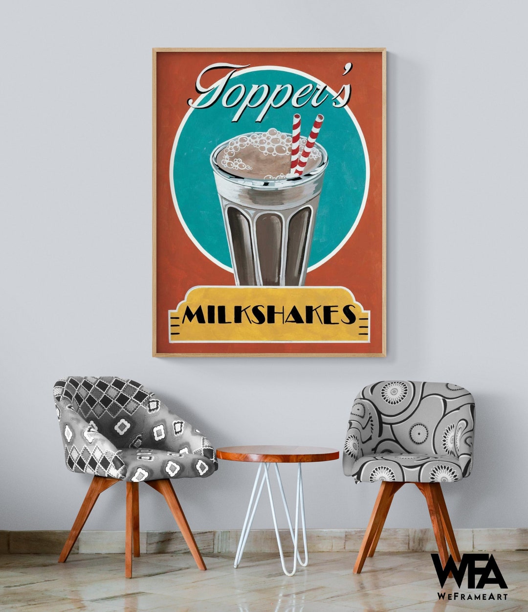 Milkshakes by Catherine Jones Junk Food Poster Print Retro - Etsy