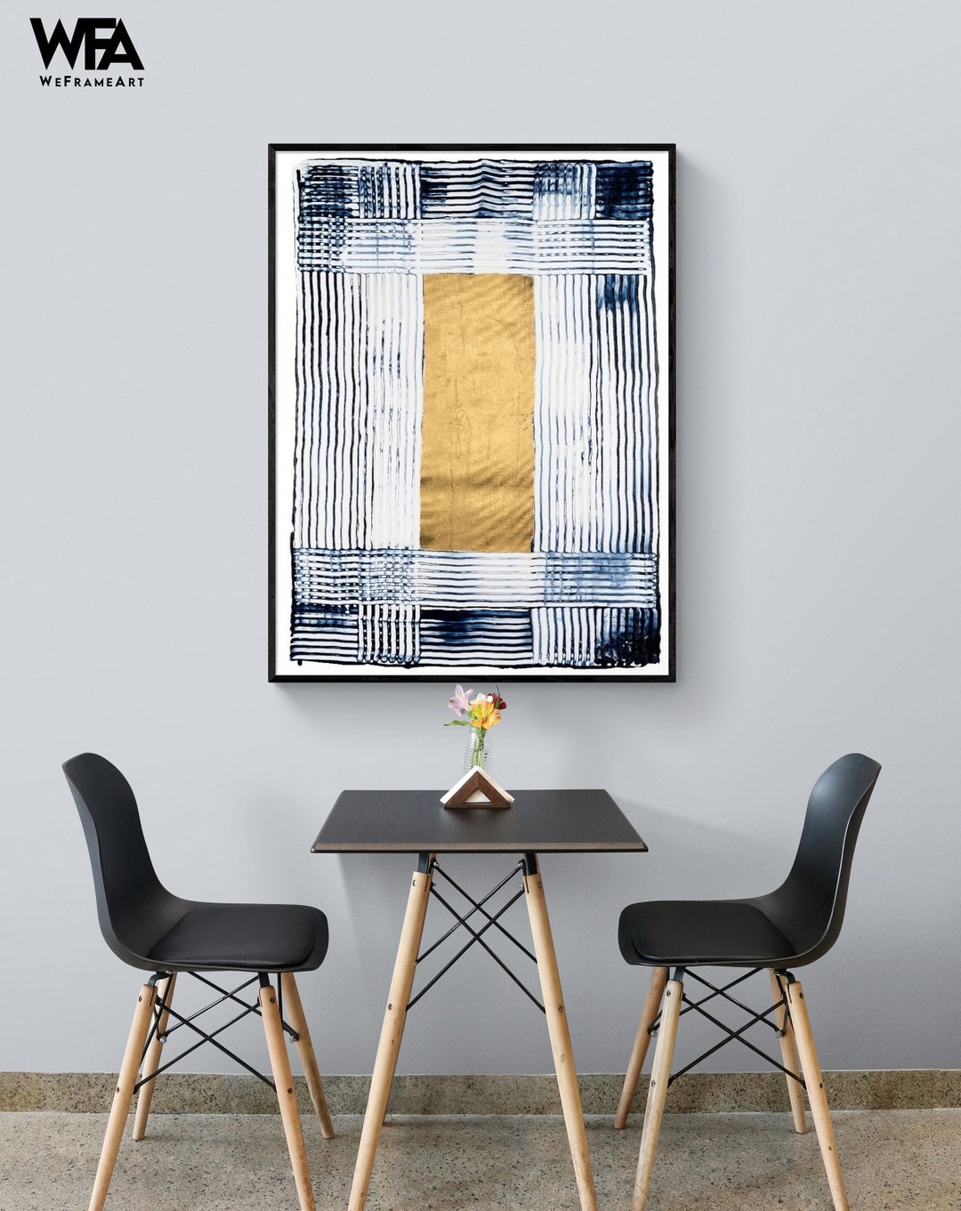 Modern Abstract Master Bedroom Wall Art, Modern Figures Office Poster ...