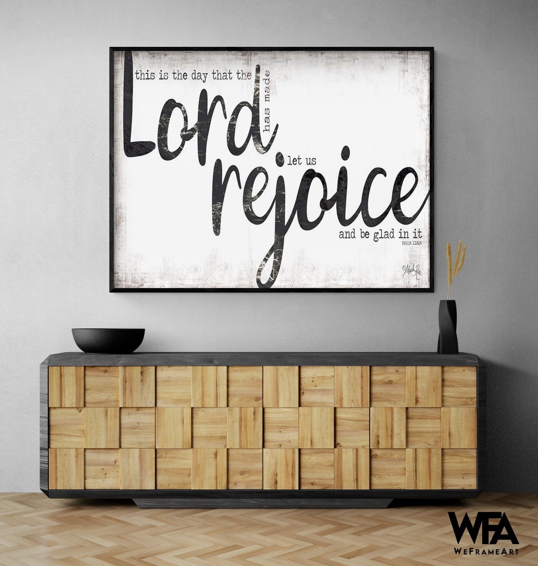 This is the Day the Lord Has Made by Marla Rae, Framed Psalm 118:24 ...