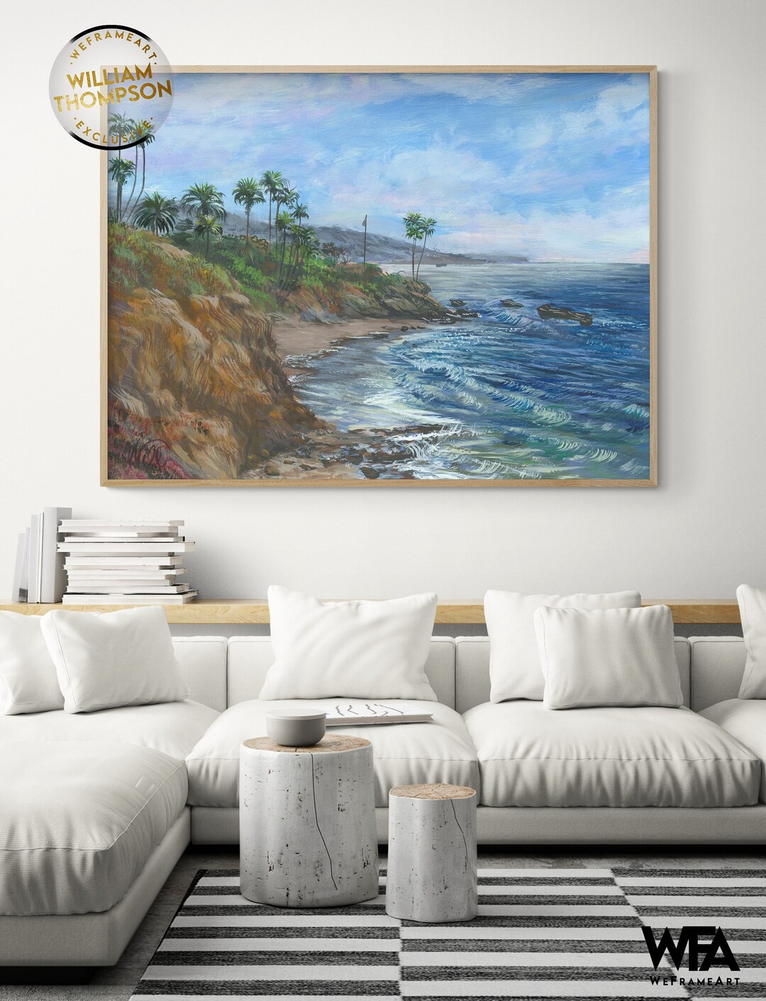 Rustic Beach Theme Summer House Laguna Beach Artwork Poster Print ...