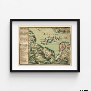 Siege of Quebec City 1670, Canadian History Class Decor, Canada Wall ...