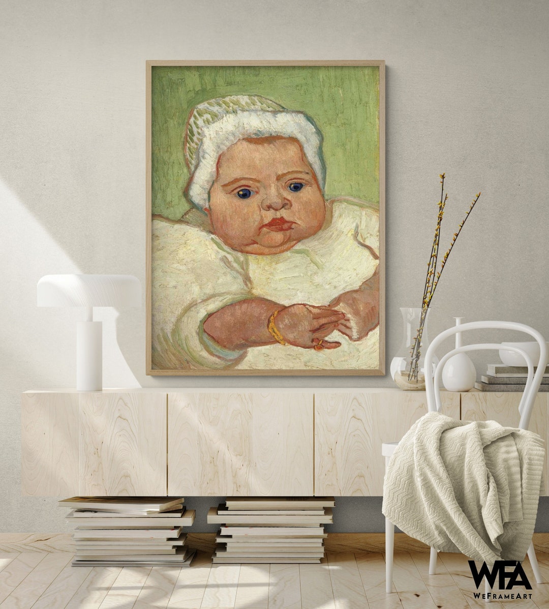 Marcelle Roulin by Vincent Van Gogh, Small Baby Portrait Print, Van ...