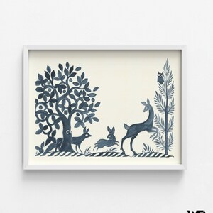 Forest Friends Wall Art - Etsy