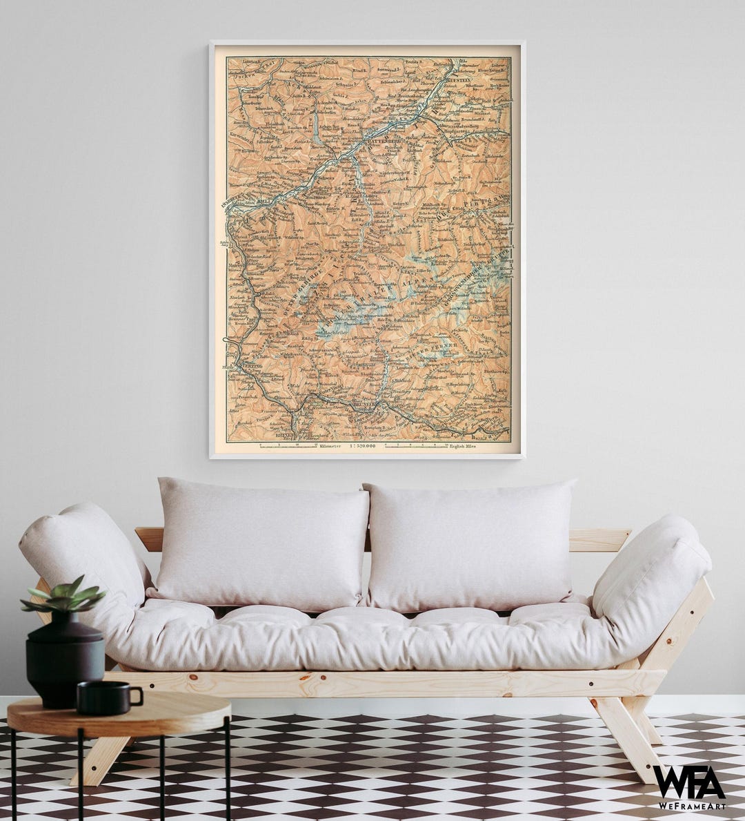 Antique Europe Map Print – Austria, Italy, Baedeker 1896 - Etsy