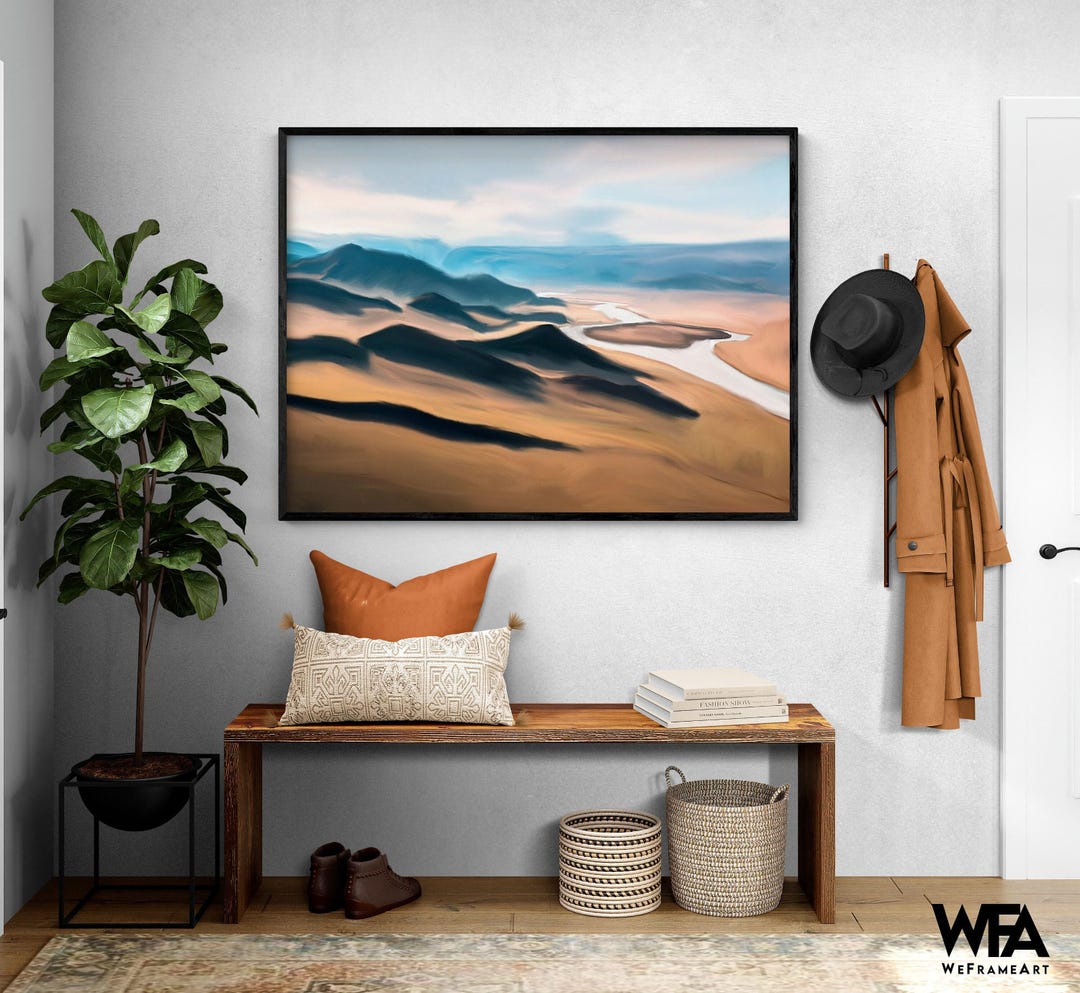 Prairie Dunes Desert Print, Ann Bailey Art, Arid Landscape Decor - Etsy