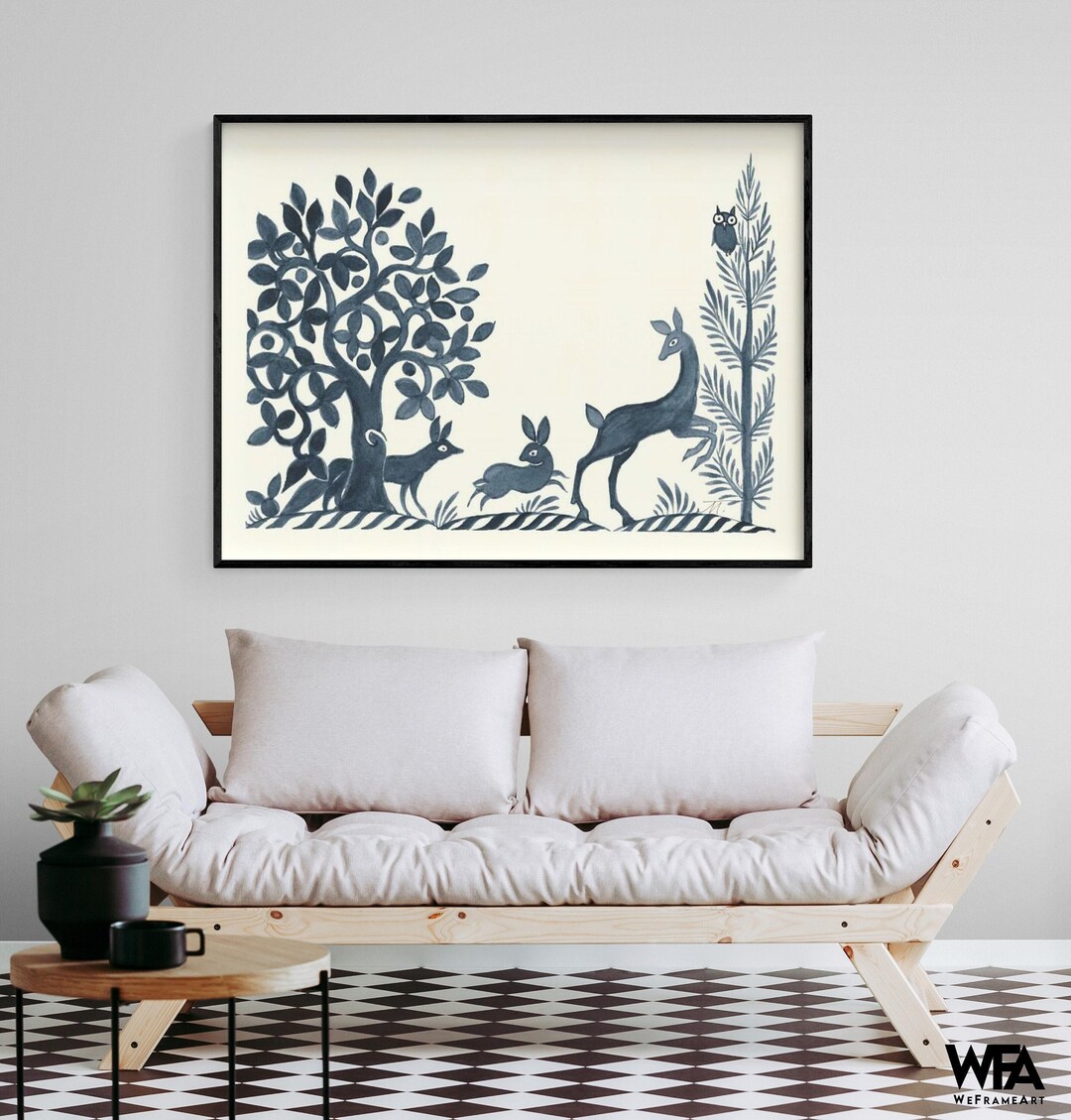 Forest Friends Wall Art - Etsy