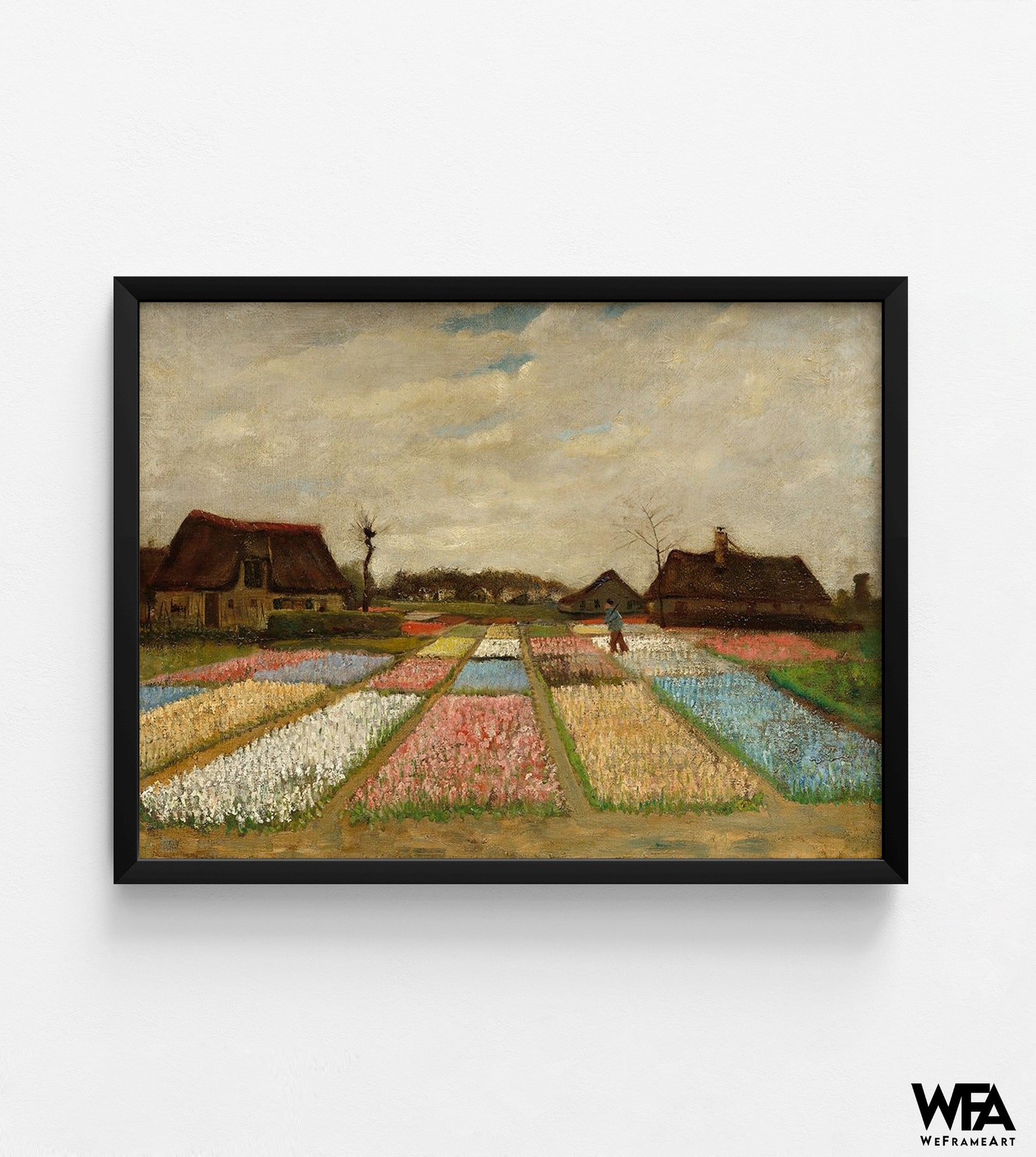 Bulb Fields by Vincent Van Gogh Floral Oil Painting Print | Etsy