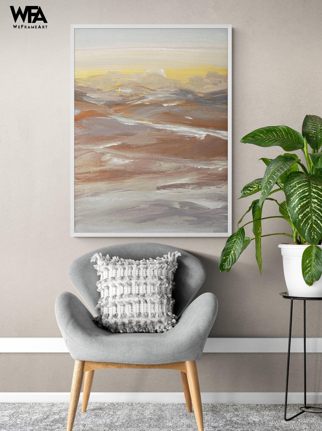 Scenic Sunrise by Sally Swatland, Abstract Sunrise Decor, Extra Large ...