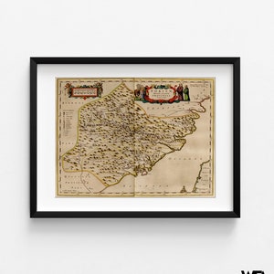 Fukien-china Antique Chinese Map Print Chinese Region Wall - Etsy