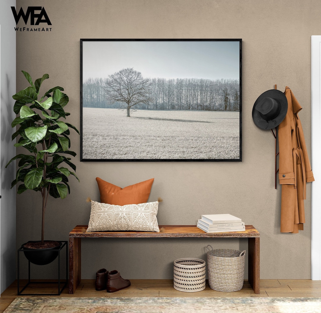 Framed Landscape Photography Wall Art, Tree Wall Art, Forest Wall Art ...