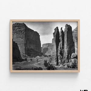 Black and White Rocky Photography Print, Framed Landscape Picture Print ...