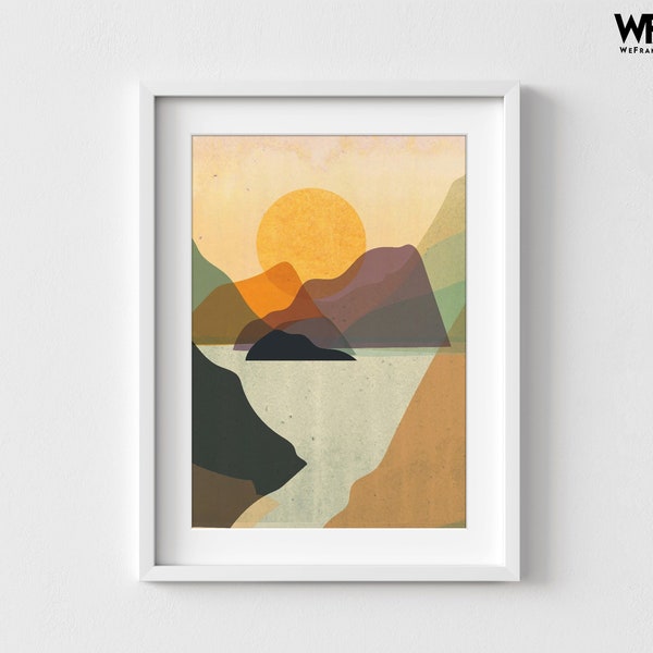 Sunset Art - Etsy
