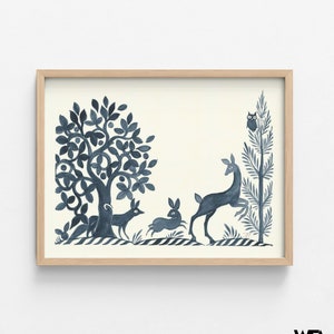 Forest Friends Wall Art - Etsy