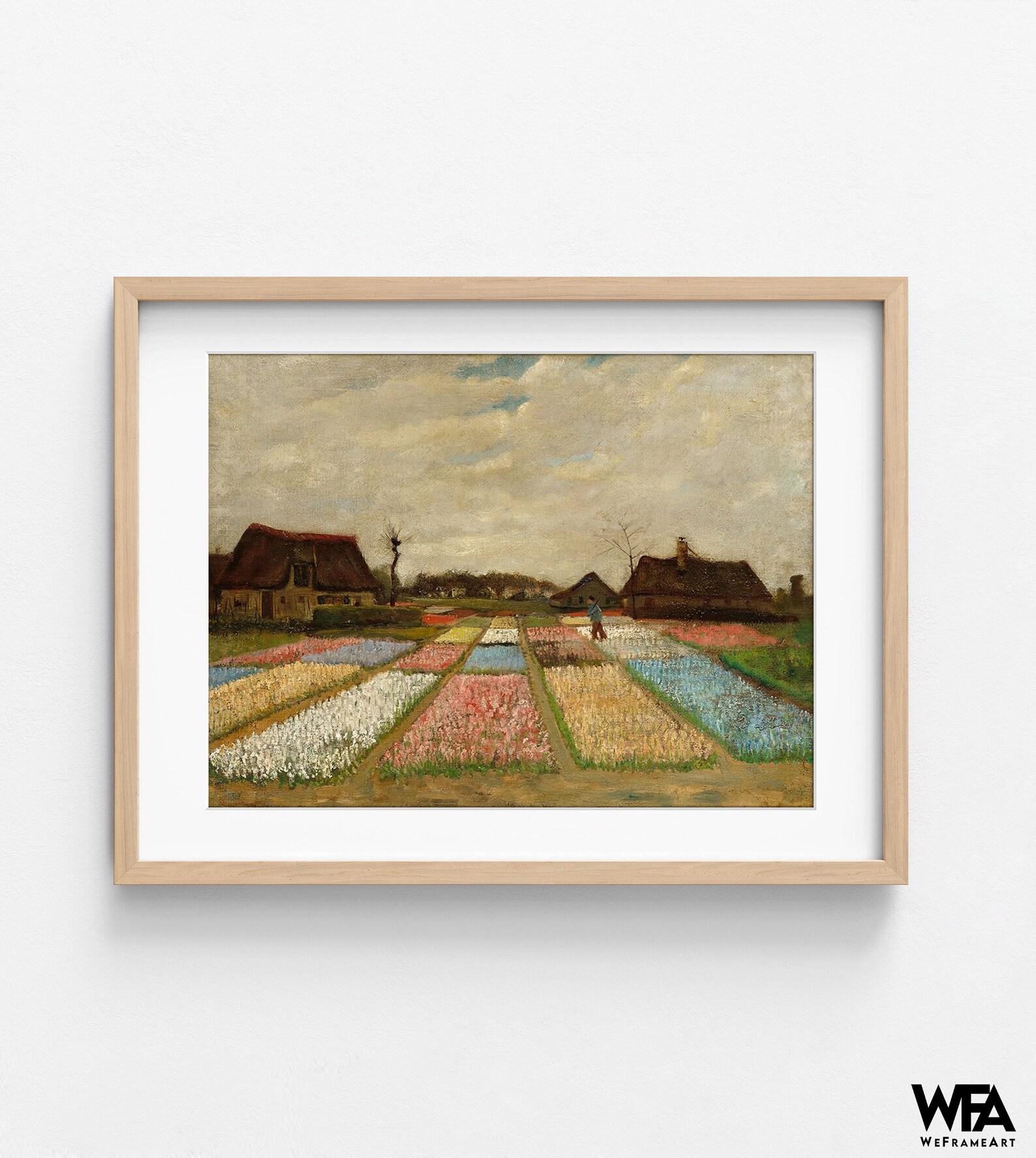 Bulb Fields by Vincent Van Gogh Floral Oil Painting Print | Etsy