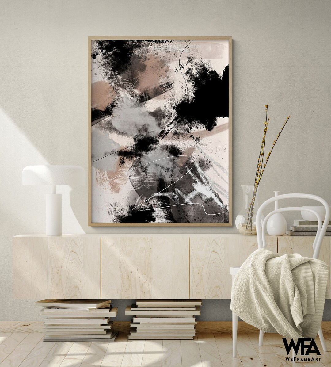 Splash Storm by Artographie Studio, Large Abstract Poster Print, Small ...