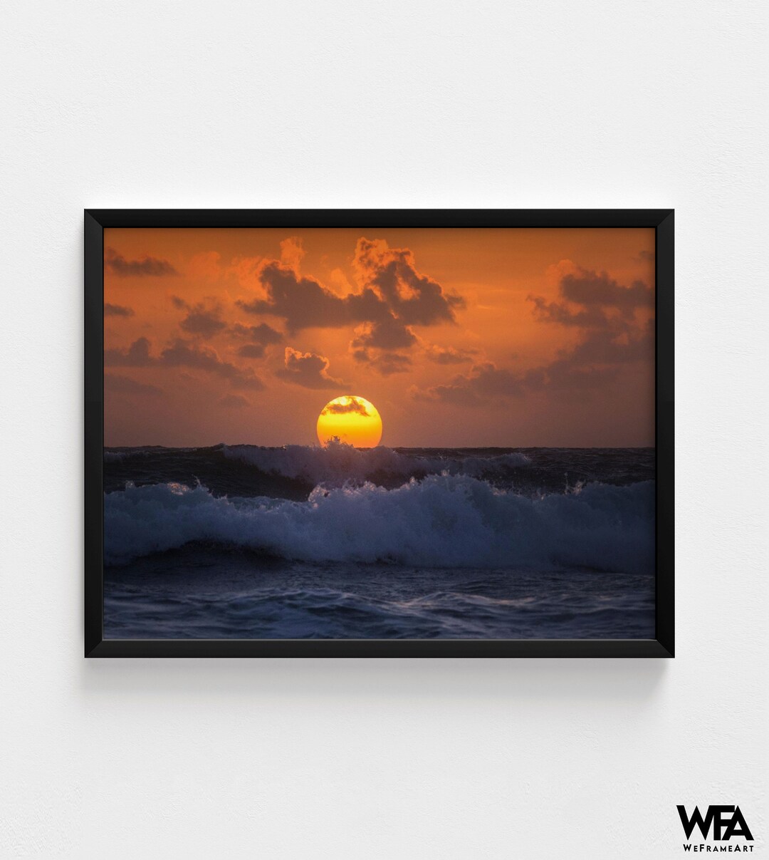 Beach Sunset Prints, Ocean Sunset Wall Art, Sunset Framed Prints, Ocean ...
