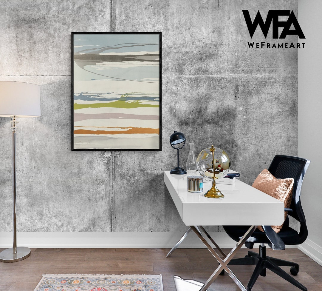 Abstract Air and Earth Landscape New Office Decor, Calming Artwork ...