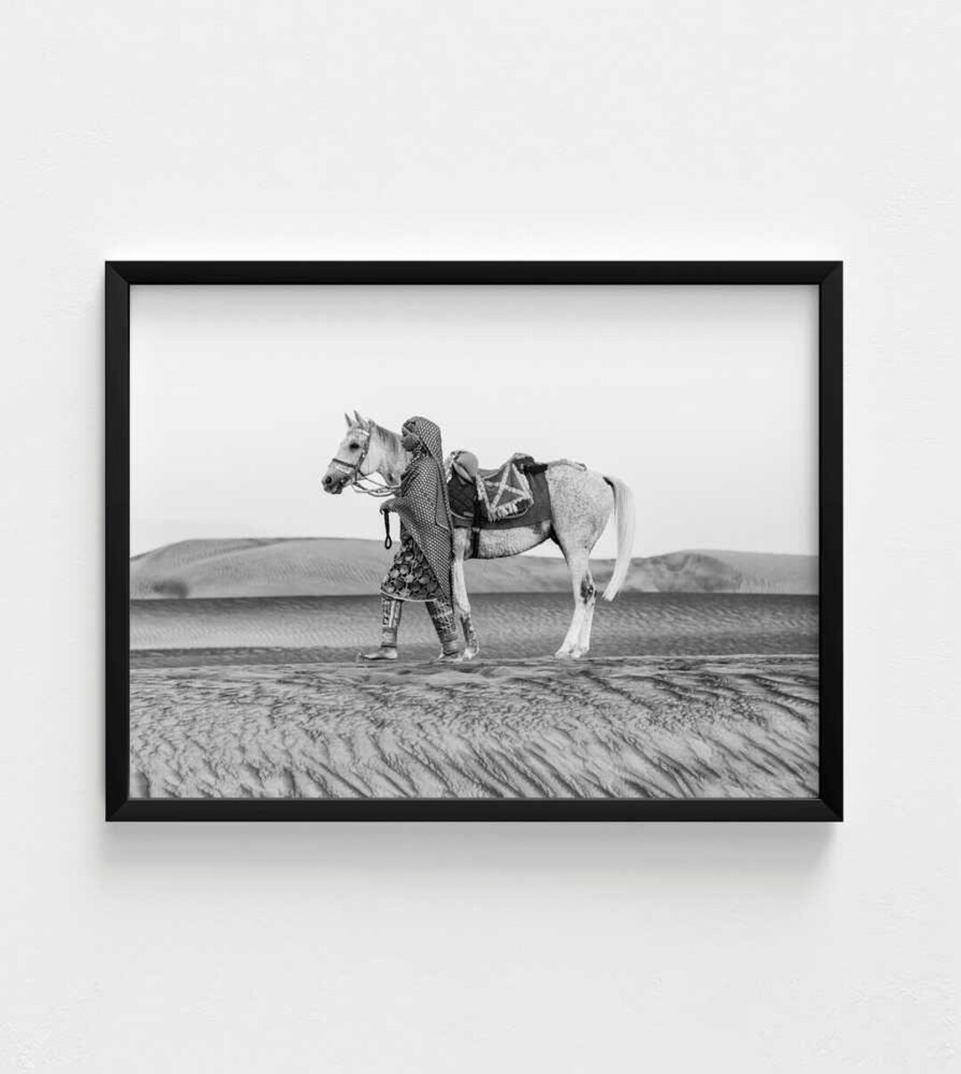 Monochrome Horse Wall Art: Framed or Unframed Print - Etsy