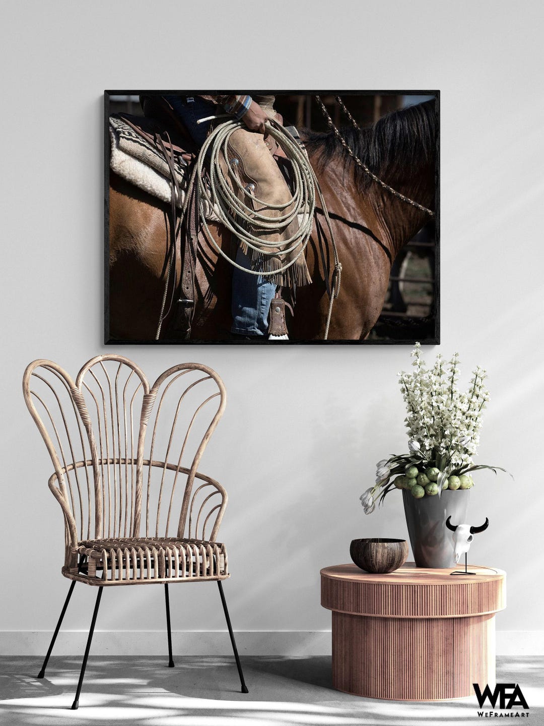 Cowboy Chaps Rustic Poster, Rodeo Ranch Wall Art, Rural Cowboy Home ...