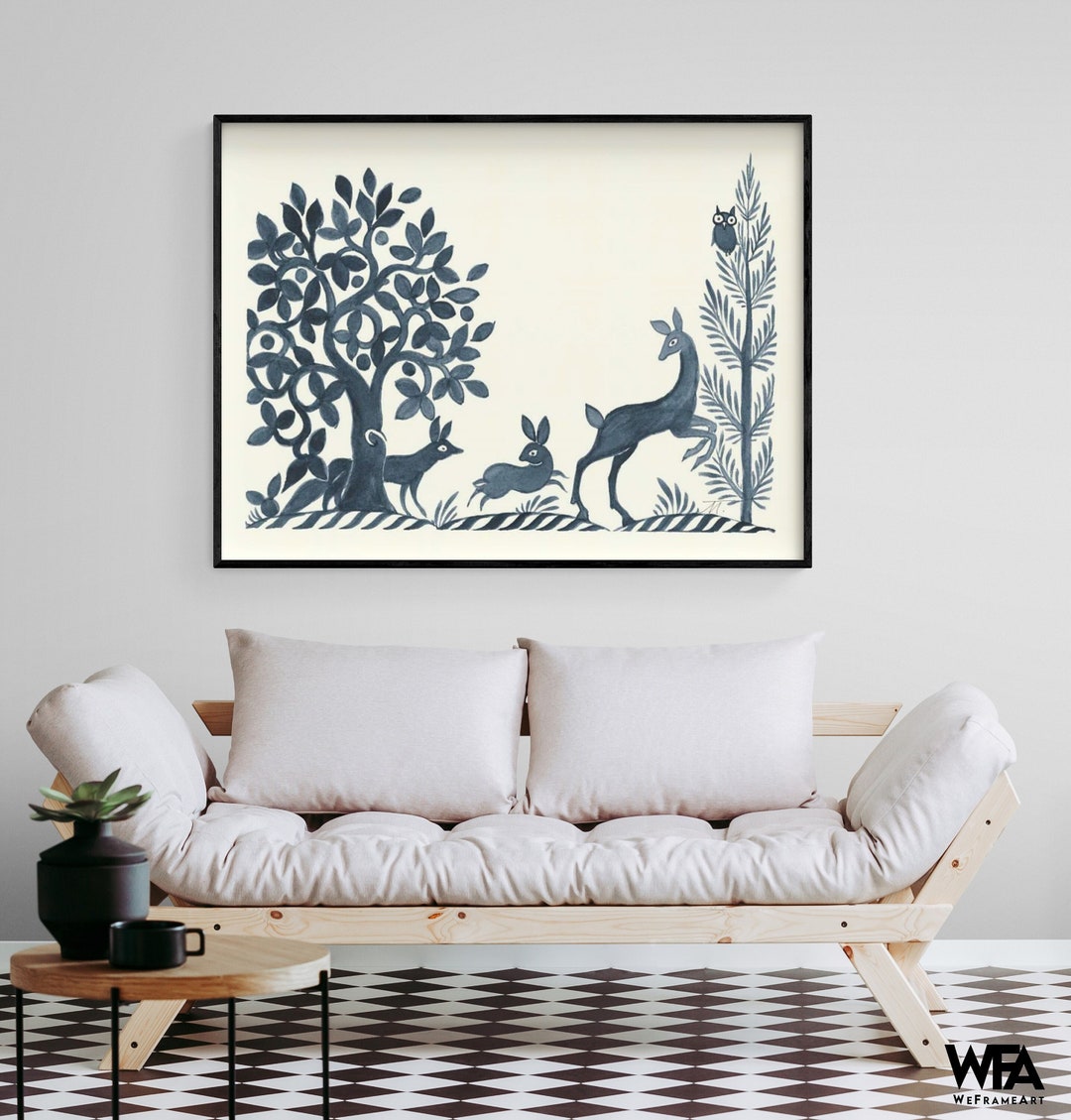 Forest Friends Wall Art - Etsy