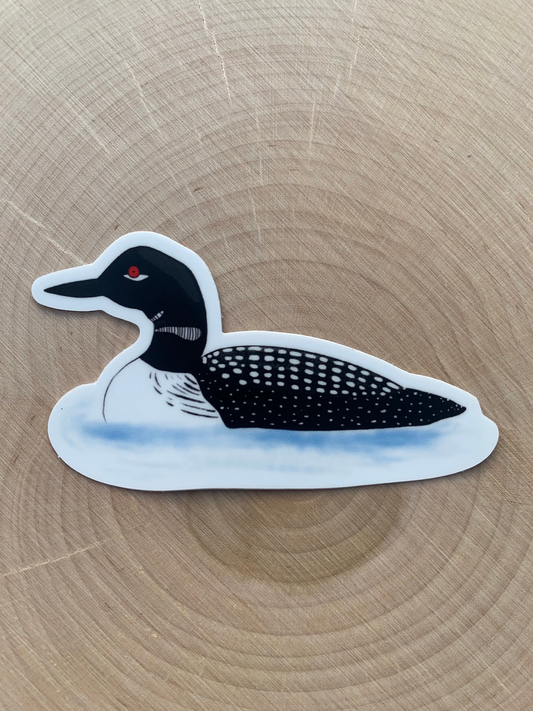 Common Loon Vinyl Sticker - Etsy