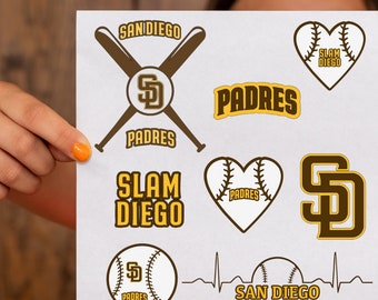 SD Padres San Diego Vinyl Decal - Etsy