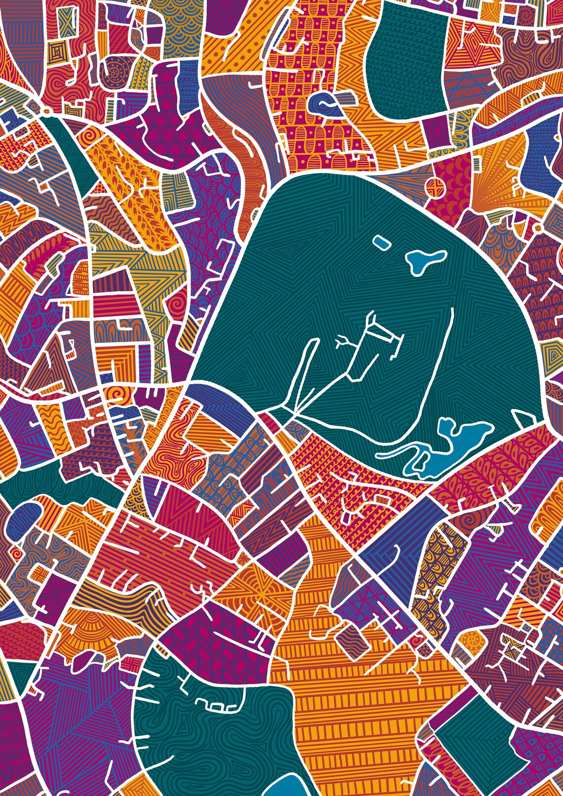 Crystal Palace Street Map Art Print - Etsy UK